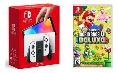 Nintendo Switch Oled + Super Mario Bros. Wonder Blanco en Precialo ...