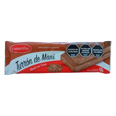Turrón De Maní Canettine Con Yema Y Frutas 120 G en Precialo - Turrones